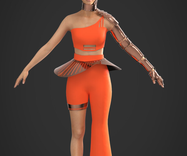 ArtStation - Female outfit | Game Assets