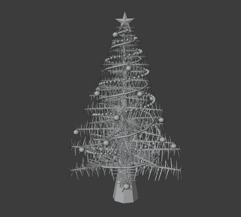 ArtStation - Christmas tree | Game Assets