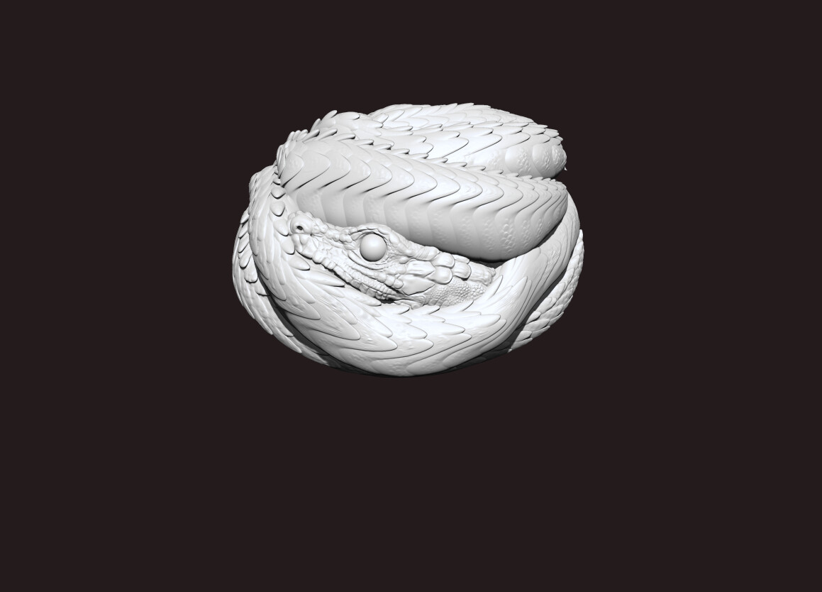ArtStation - Snake Coil Ring | Resources