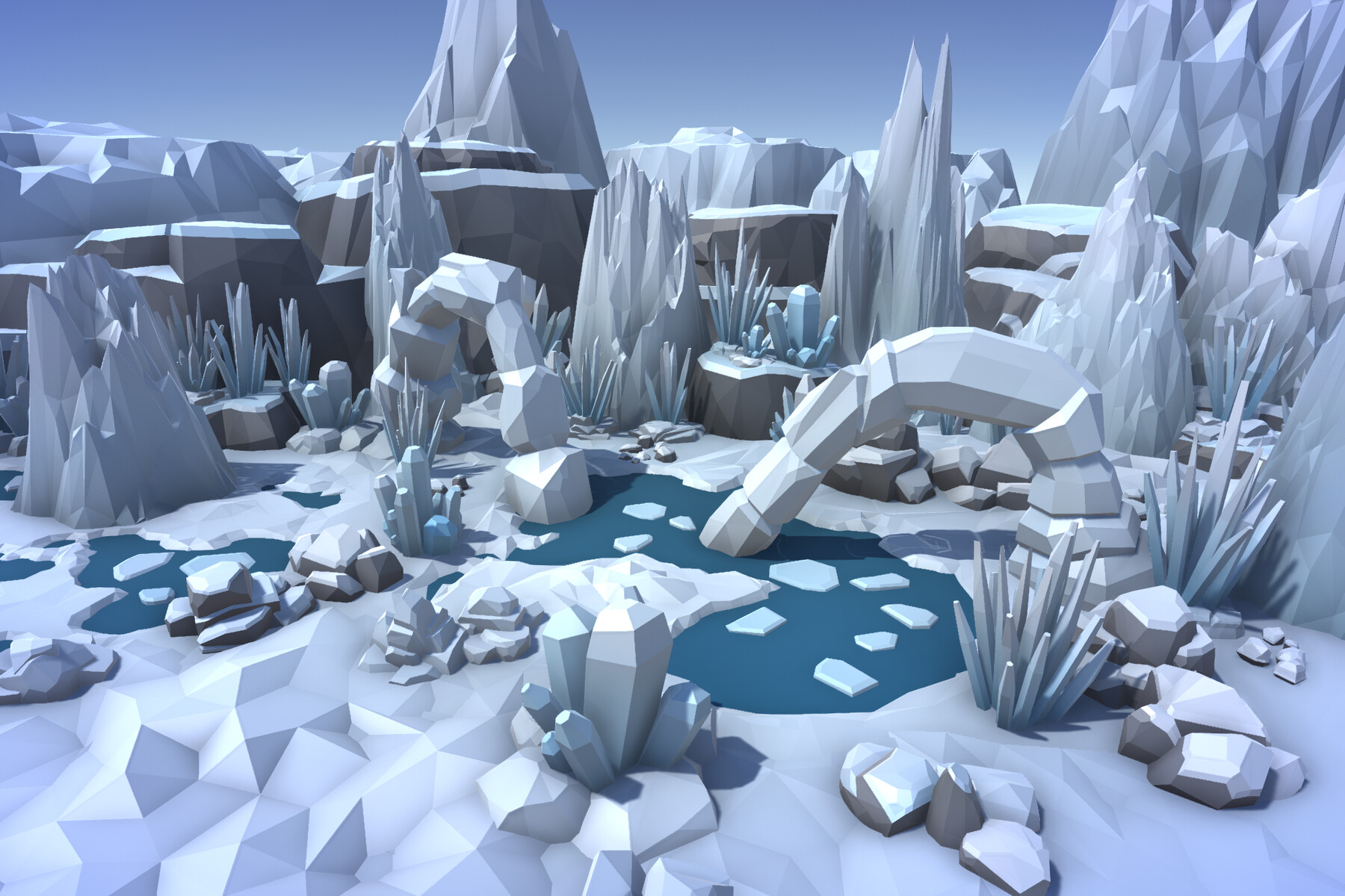 ArtStation - Ultimate Low Poly Nature Pack | Game Assets