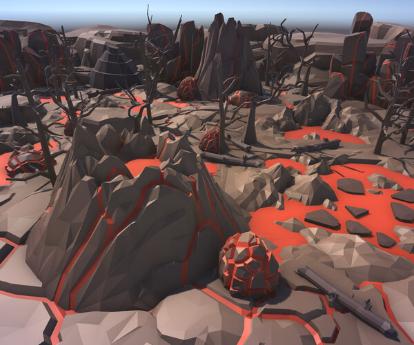 ArtStation - Ultimate Low Poly Nature Pack | Game Assets