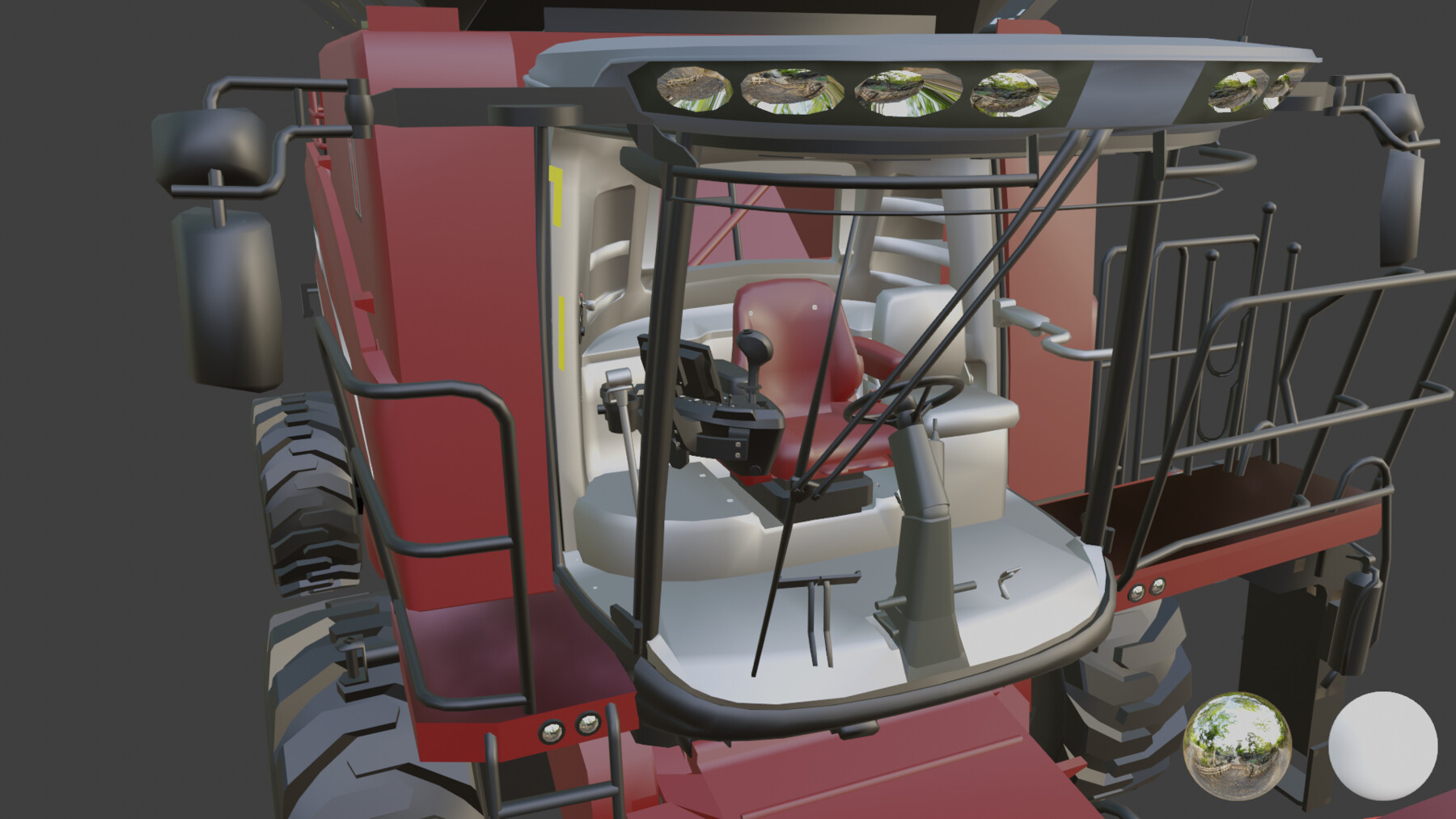 ArtStation - to CASE Axial-Flow 150 Series Combines | Game Assets