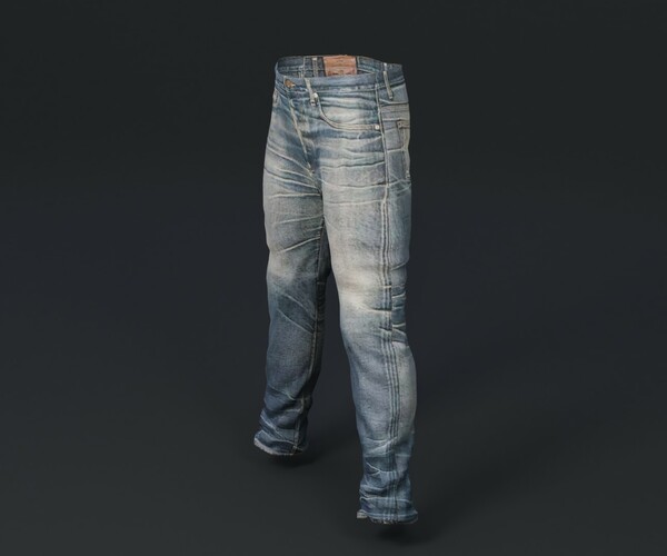 ArtStation - Demin Jeans (Game Ready / 2K PBR) | Game Assets