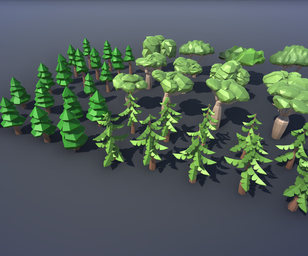 ArtStation - Ultimate Low Poly Nature Pack | Game Assets
