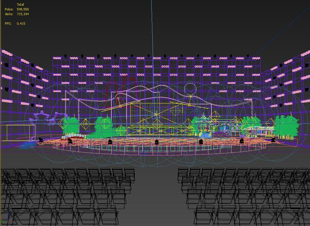 ArtStation - 3DS Max 2014 Stage Concert 40 | Resources