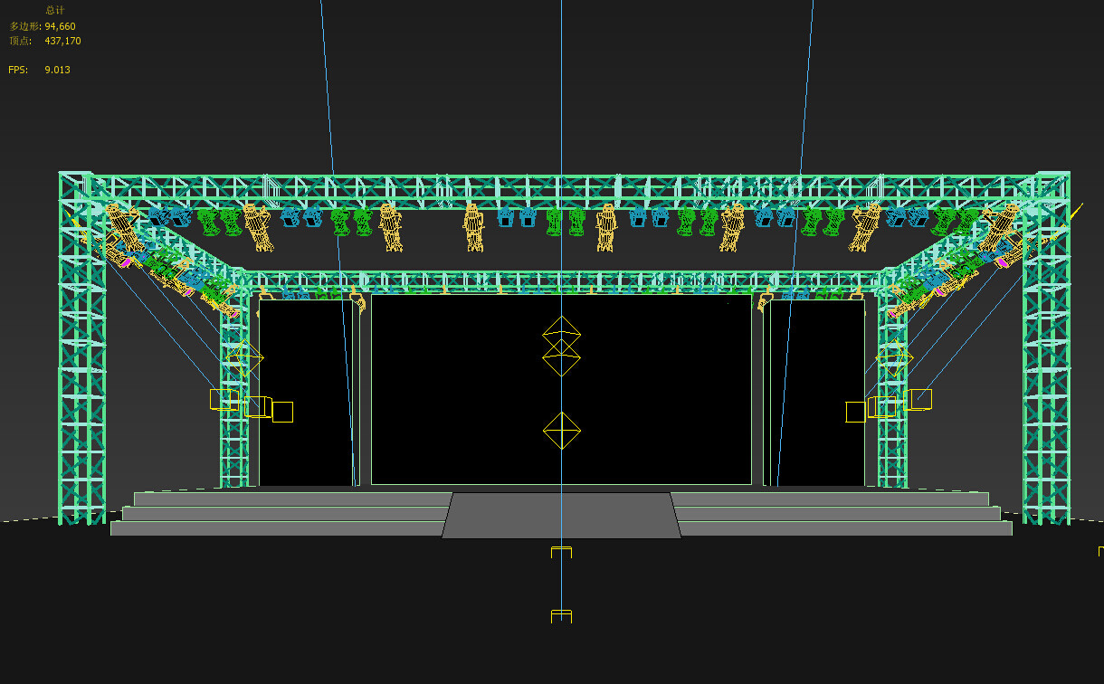 ArtStation - 3DS Max 2014 Stage Concert 46 | Resources