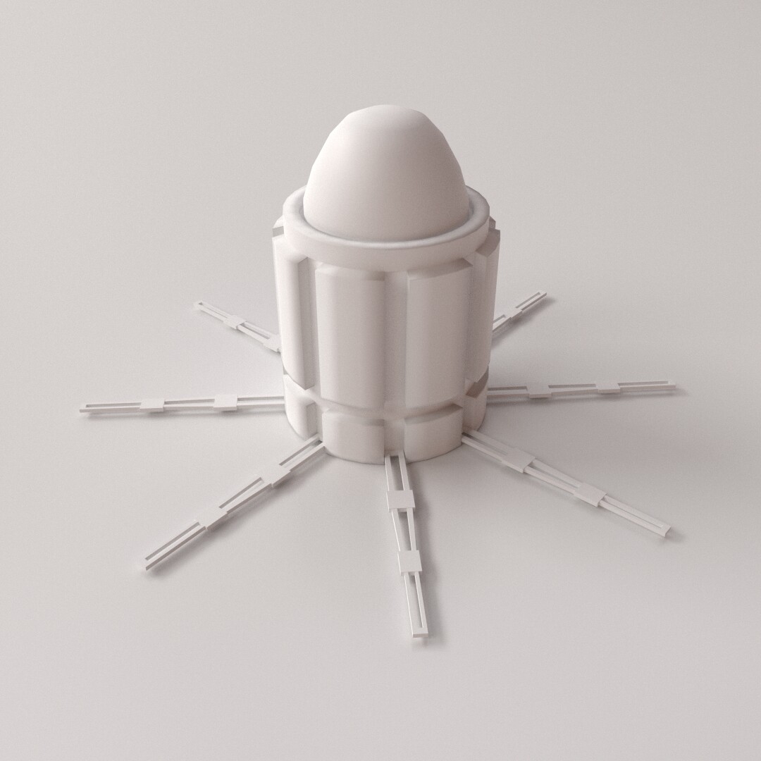 ArtStation - AT2 Anti Tank Mine | Game Assets