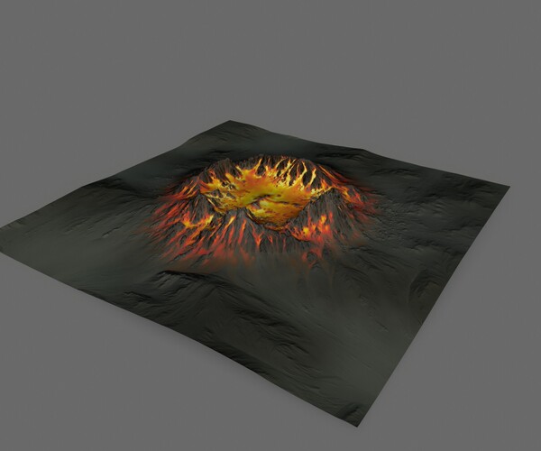 ArtStation - Volcano | Game Assets