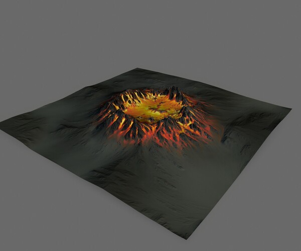ArtStation - Volcano | Game Assets