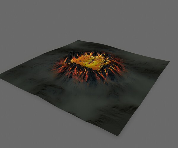 ArtStation - Volcano | Game Assets