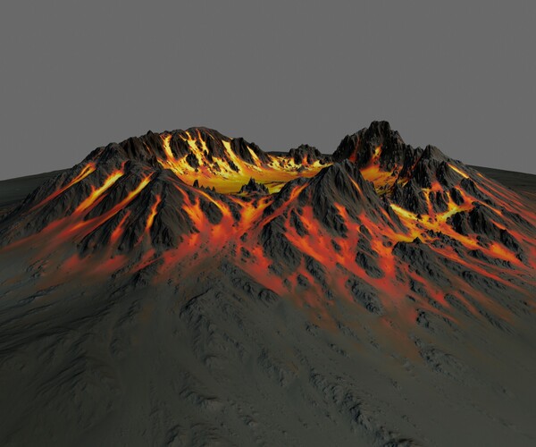ArtStation - Volcano | Game Assets