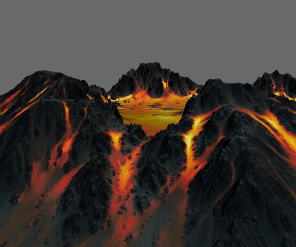 ArtStation - Volcano | Game Assets