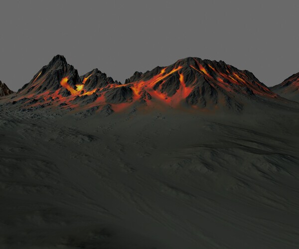 ArtStation - Volcano | Game Assets