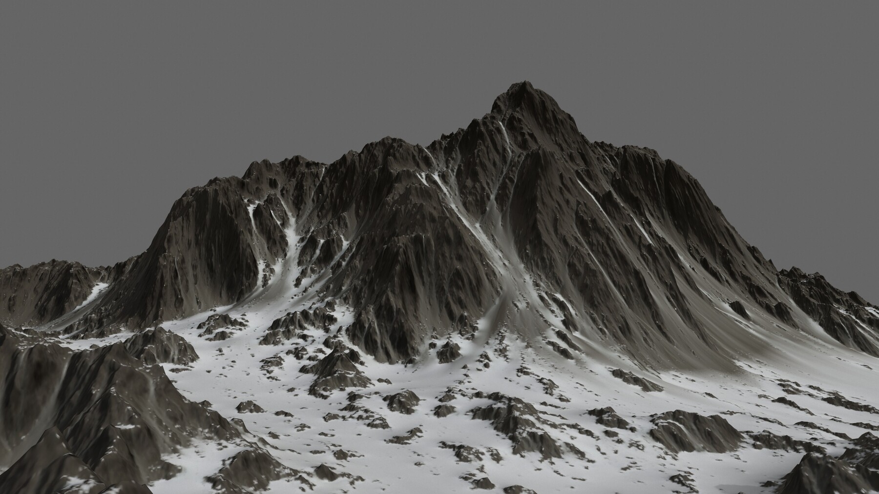 ArtStation - Snowy Mountain | Game Assets