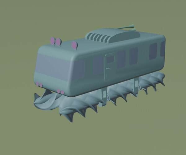 ArtStation - Auger Free low-poly 3D model | Game Assets