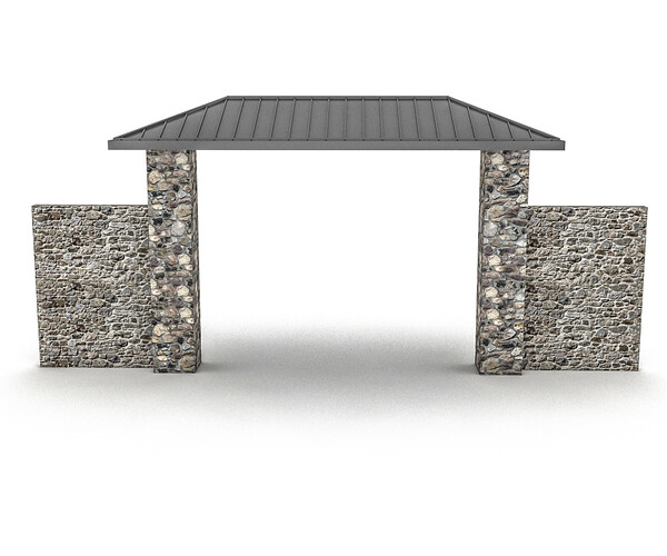 ArtStation - garden gate 3D model | Game Assets