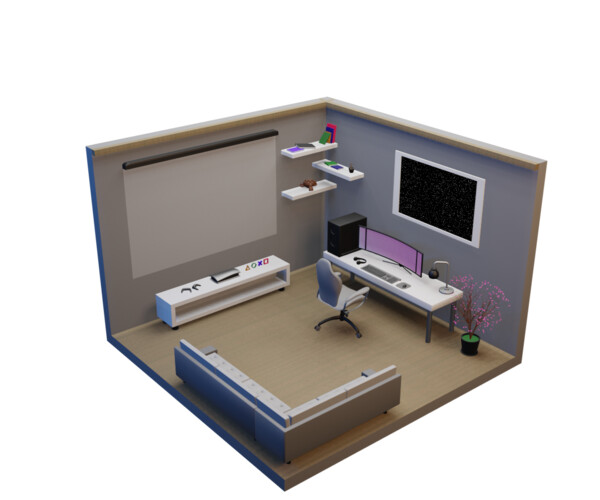 ArtStation - Room | Game Assets