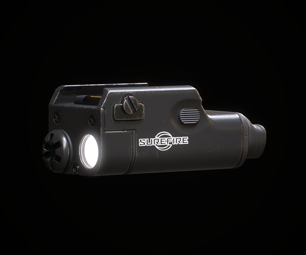 ArtStation - Surefire XC1 Flashlight | Game Assets