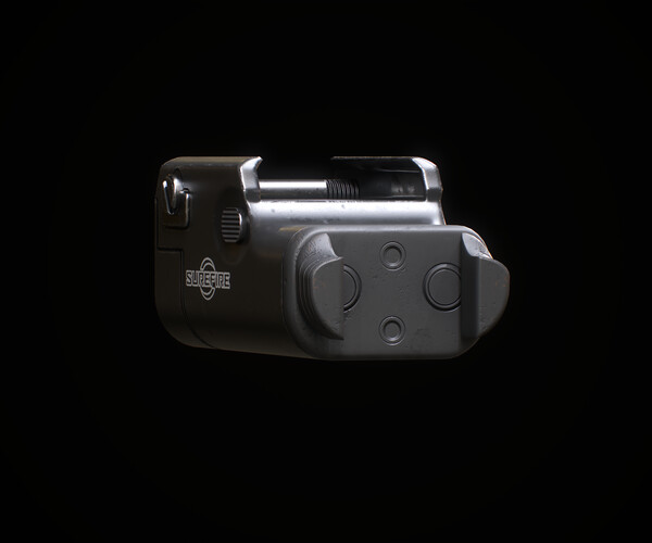 ArtStation - Surefire XC1 Flashlight | Game Assets