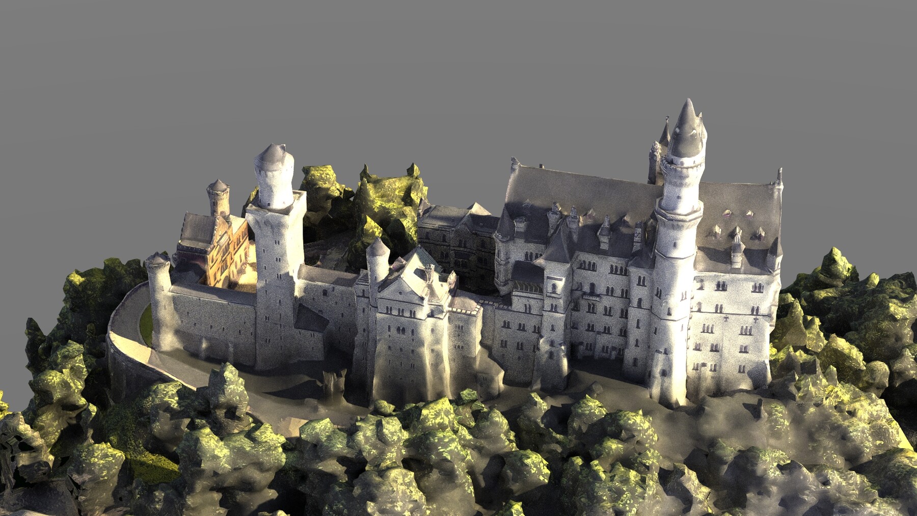 ArtStation - Castle 3D model | Game Assets