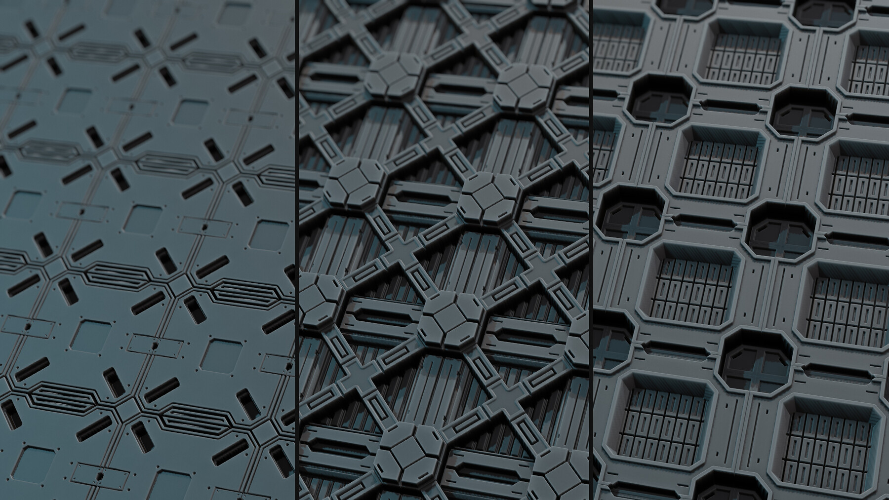 ArtStation - 65 Hardsurface Pattern - vol 01 | Game Assets