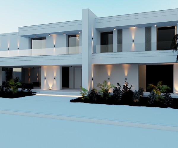 ArtStation - Modern villa H | Resources