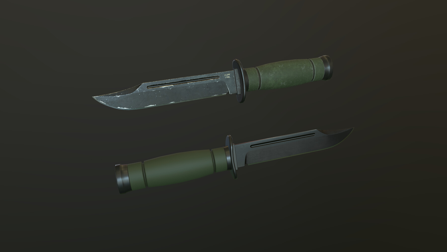 ArtStation - Tactical Combat Knife | Game Assets