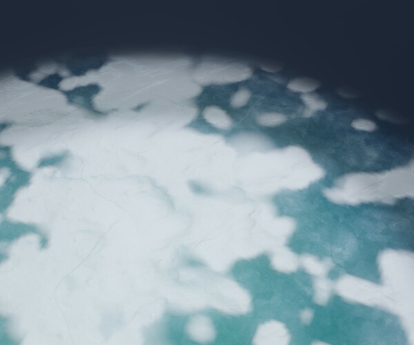ArtStation - Cartoon Icy Terrain 3D Model | Game Assets