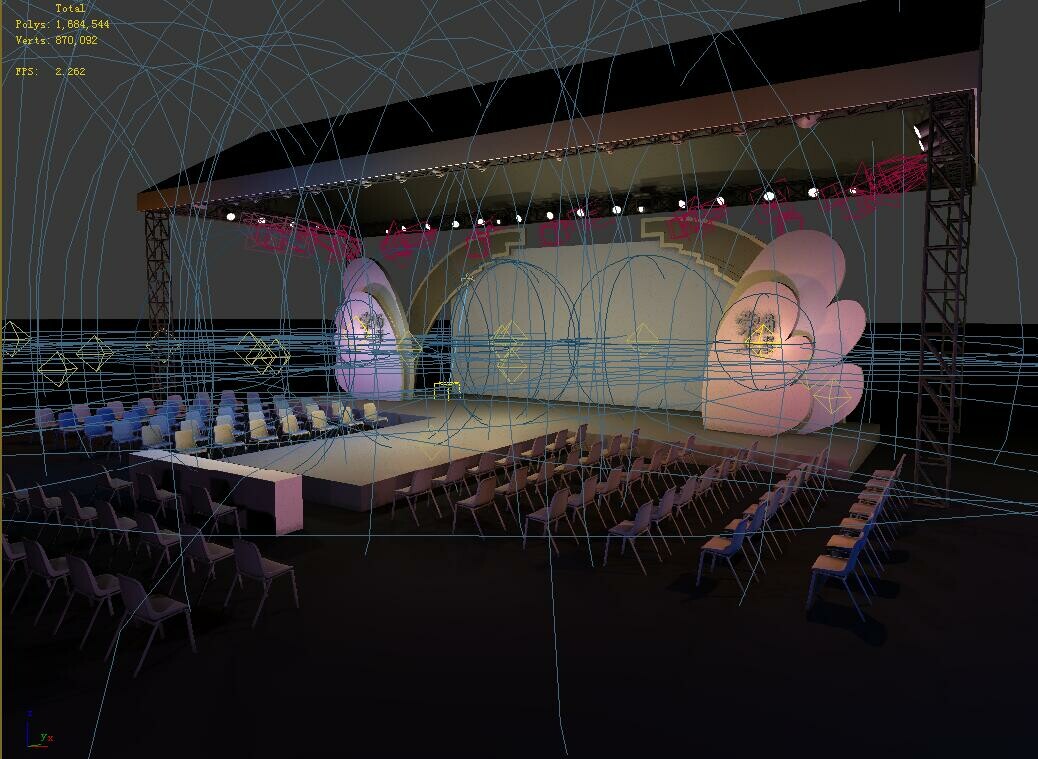 ArtStation - Stage party concert fashion catwalk T station 85 | Resources