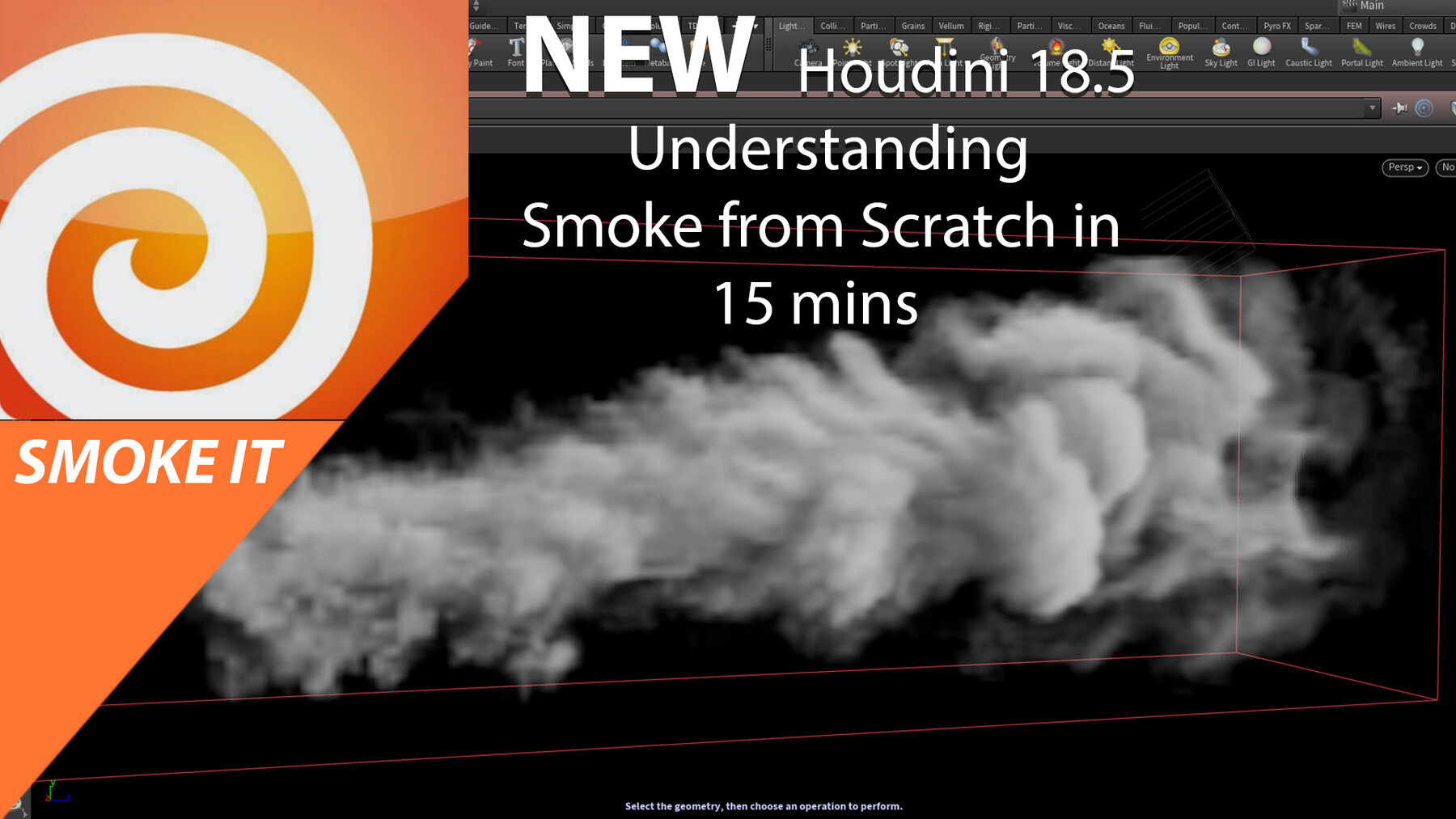 ArtStation - NEW---- SMOKE FROM SCRATCH IN HOUDINI 18.5. ll JUST FEW NODES TO GET YOU SMOKED ...