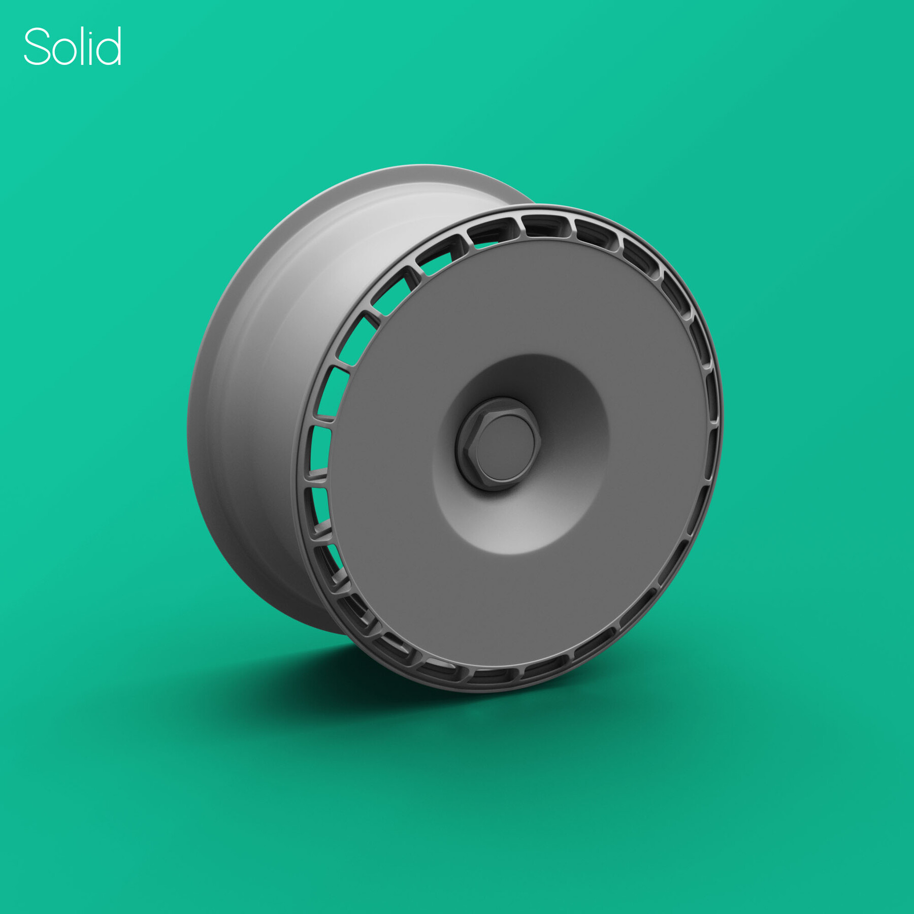 Jakob Grün - Rotiform Aerodisc Turbofan Rim/Wheel 3D Model + Designs
