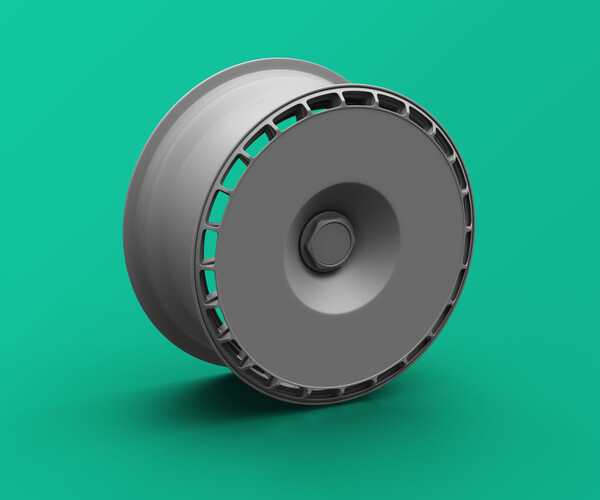 ArtStation - Rotiform Aerodisc Turbofan Rim/Wheel 3D Model + Designs ...