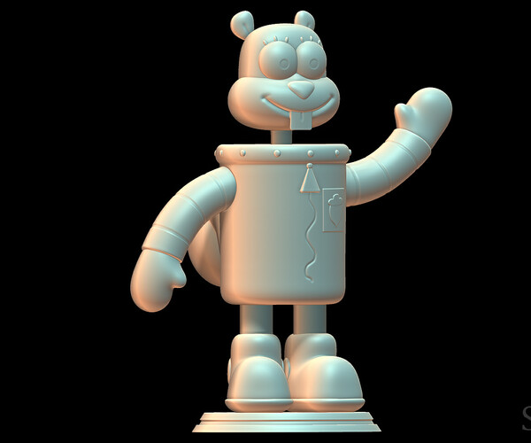 ArtStation - Sandy Cheeks SpongeBob SquarePants 3D print model | Resources