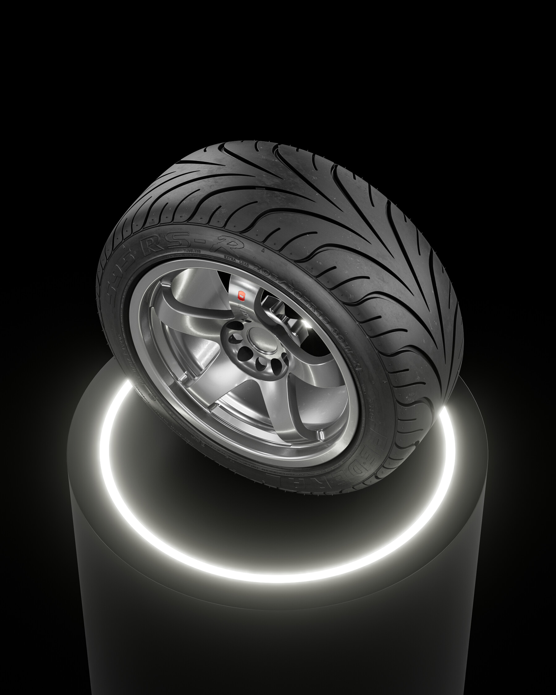 ArtStation - Federal 595 RS R • 205/50 ZR15 (Real World Details ...