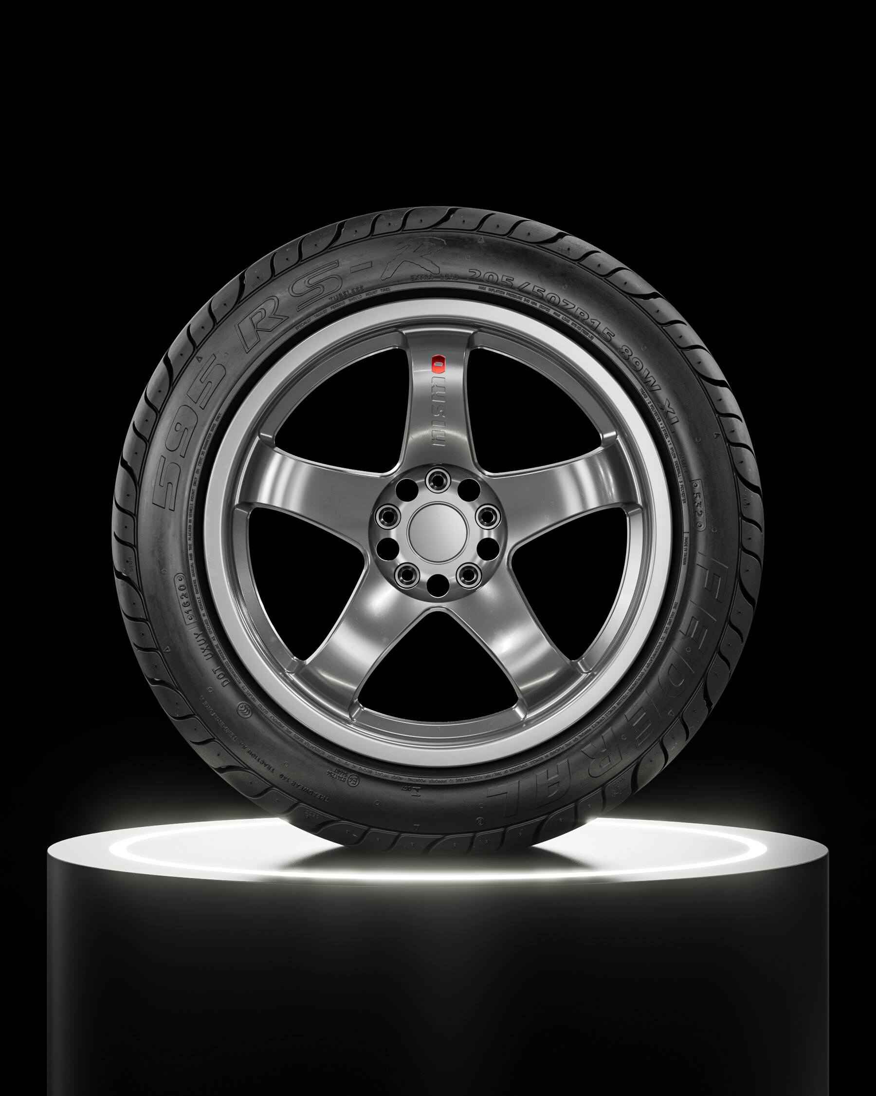 ArtStation - Federal 595 RS R • 205/50 ZR15 (Real World Details ...