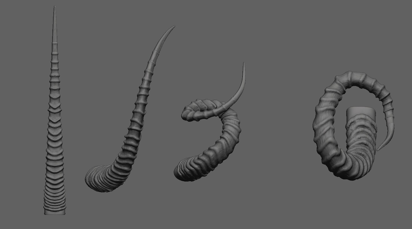 ArtStation - Blank horn | Resources