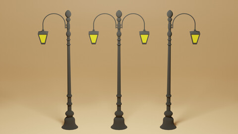ArtStation - Cartoon Street Light | Resources