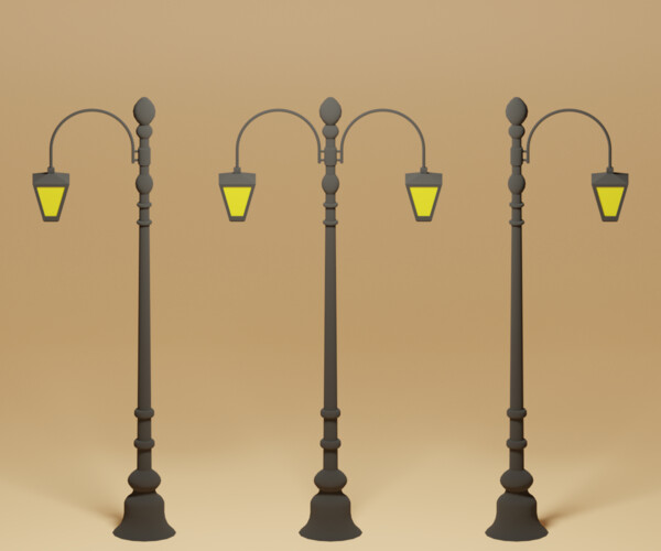 ArtStation - Cartoon Street Light | Resources