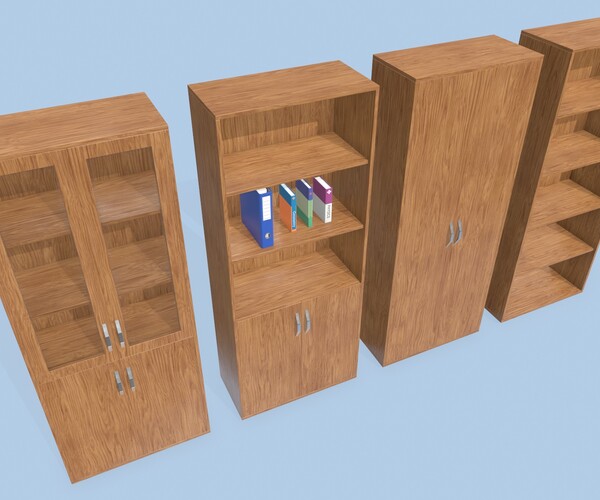 ArtStation - Bookcases | Game Assets