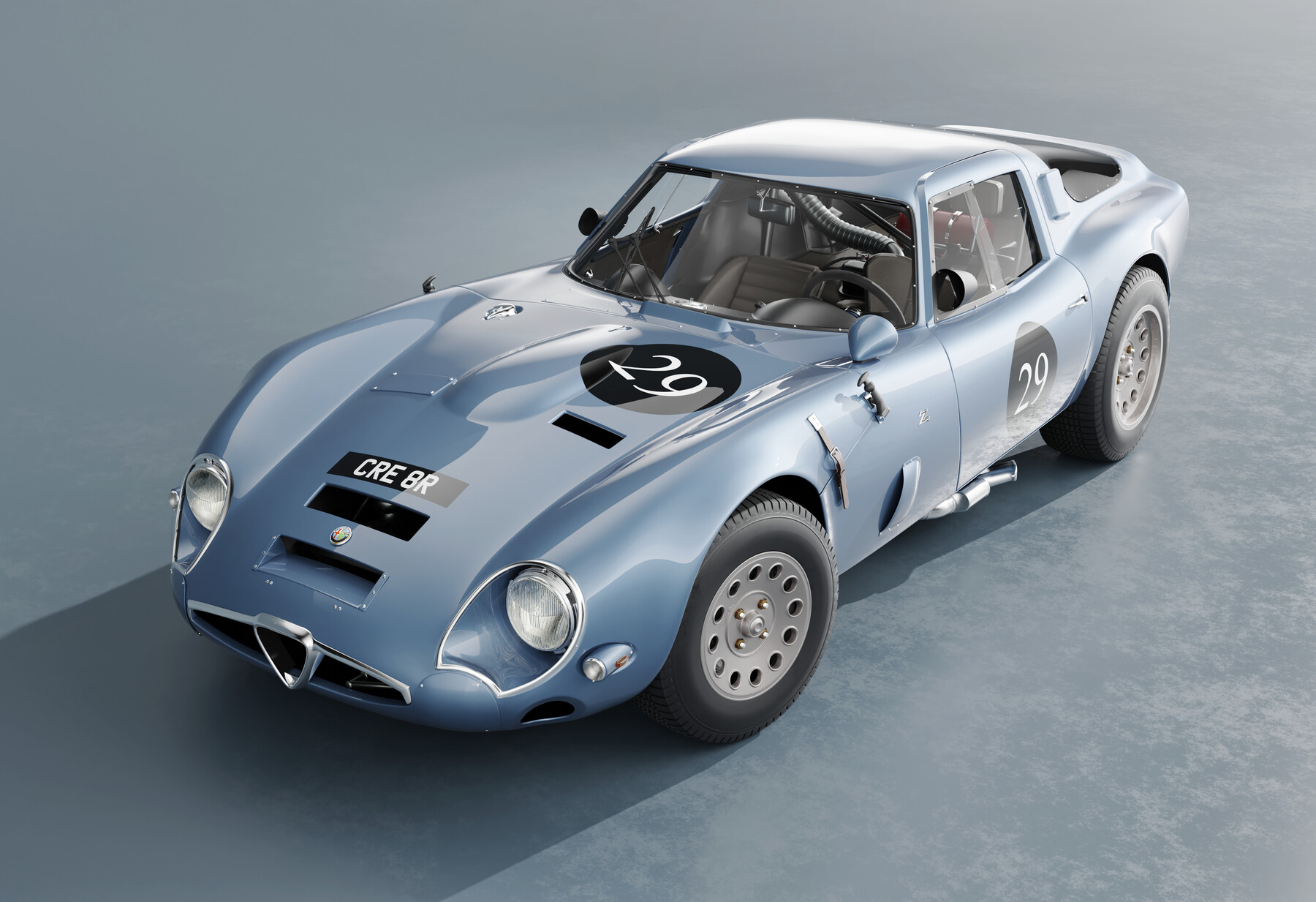ArtStation - Alfa Romeo Giulia TZ2 carrozzata zagato 1965 | Game Assets