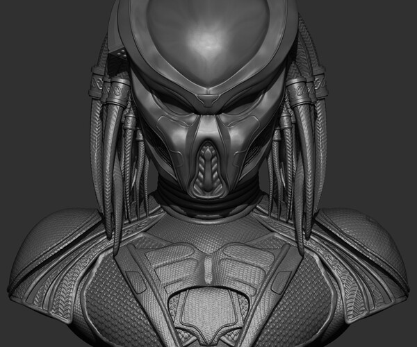 ArtStation - FUGITIVE PREDATOR Bust | Resources