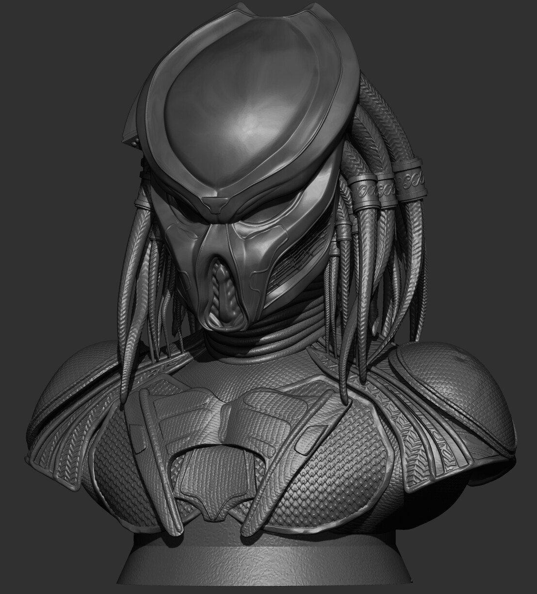 ArtStation - FUGITIVE PREDATOR Bust | Resources