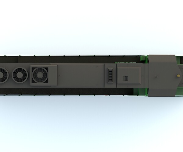 ArtStation - Locomotive EMD SD40-2 Burlington Northern | Resources