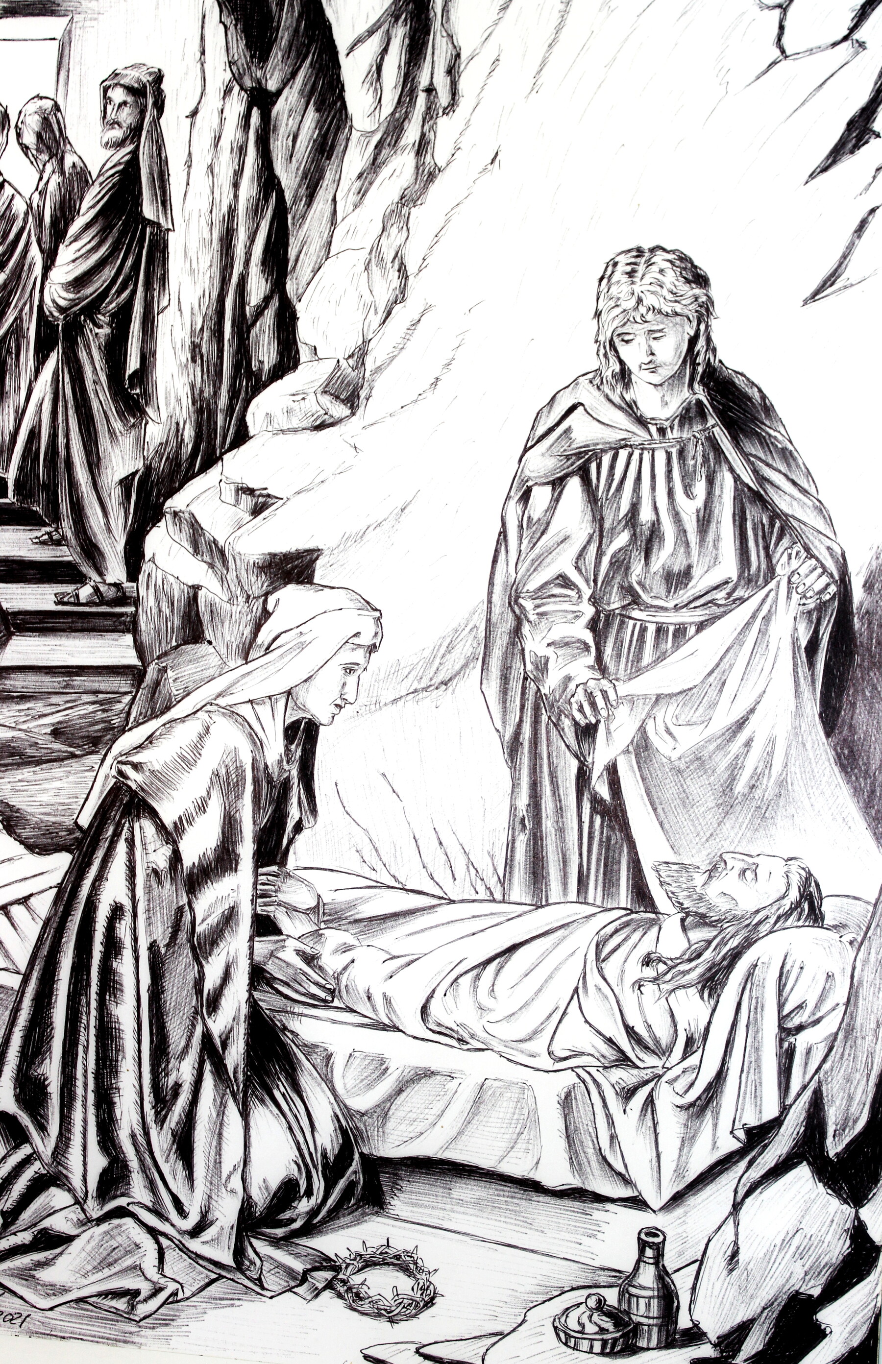 ArtStation - Burial of Jesus. | Artworks