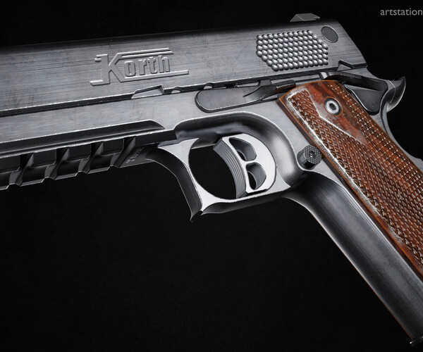 ArtStation - Korth PRS Pistol (Game Ready) | Game Assets