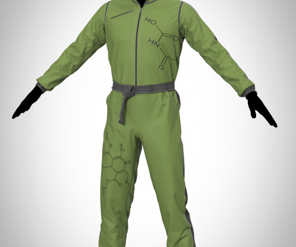 ArtStation - Toxic jumpsuit Costume Male+Female (Clo3d, Marvelous ...
