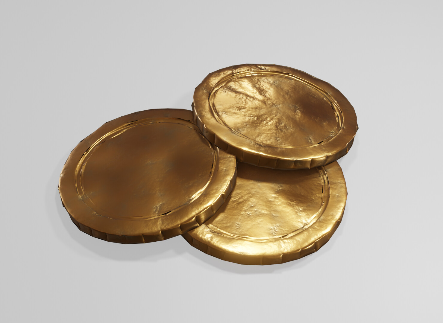 ArtStation - Ancient bronze coin 3d model | Game Assets