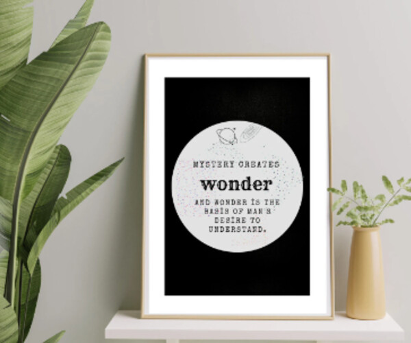 ArtStation - SPACE POSTER -wall art - classroom decor - motivated ...