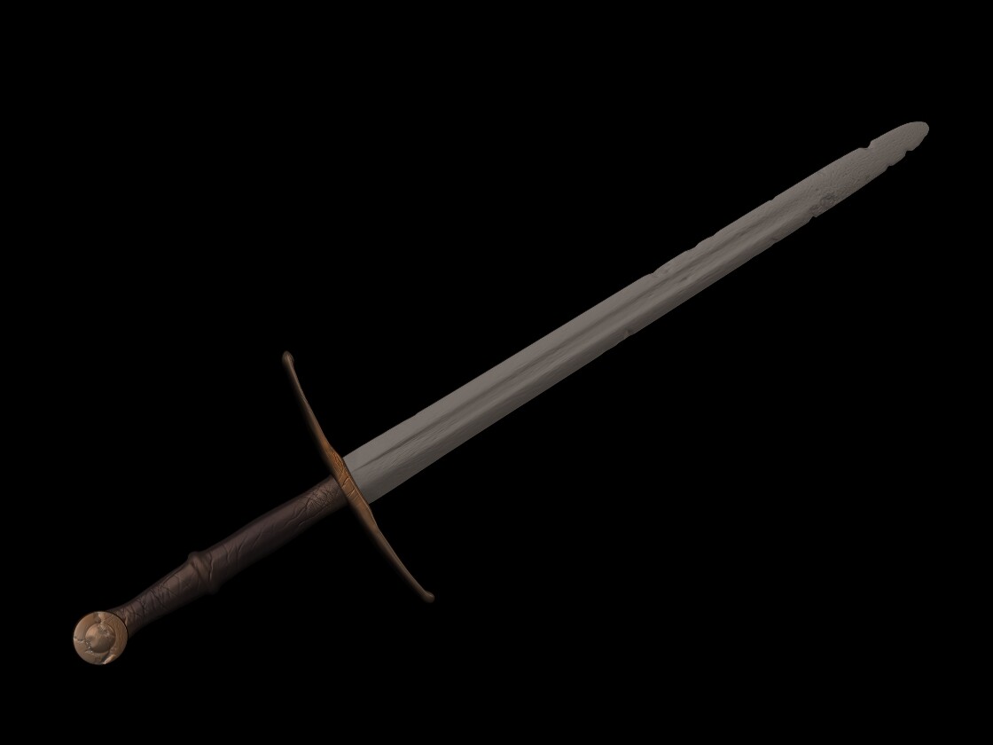 ArtStation - RUSTY MEDIEVAL SET HIGH POLY (HELMET,SHIELD,SWORD) | Game ...