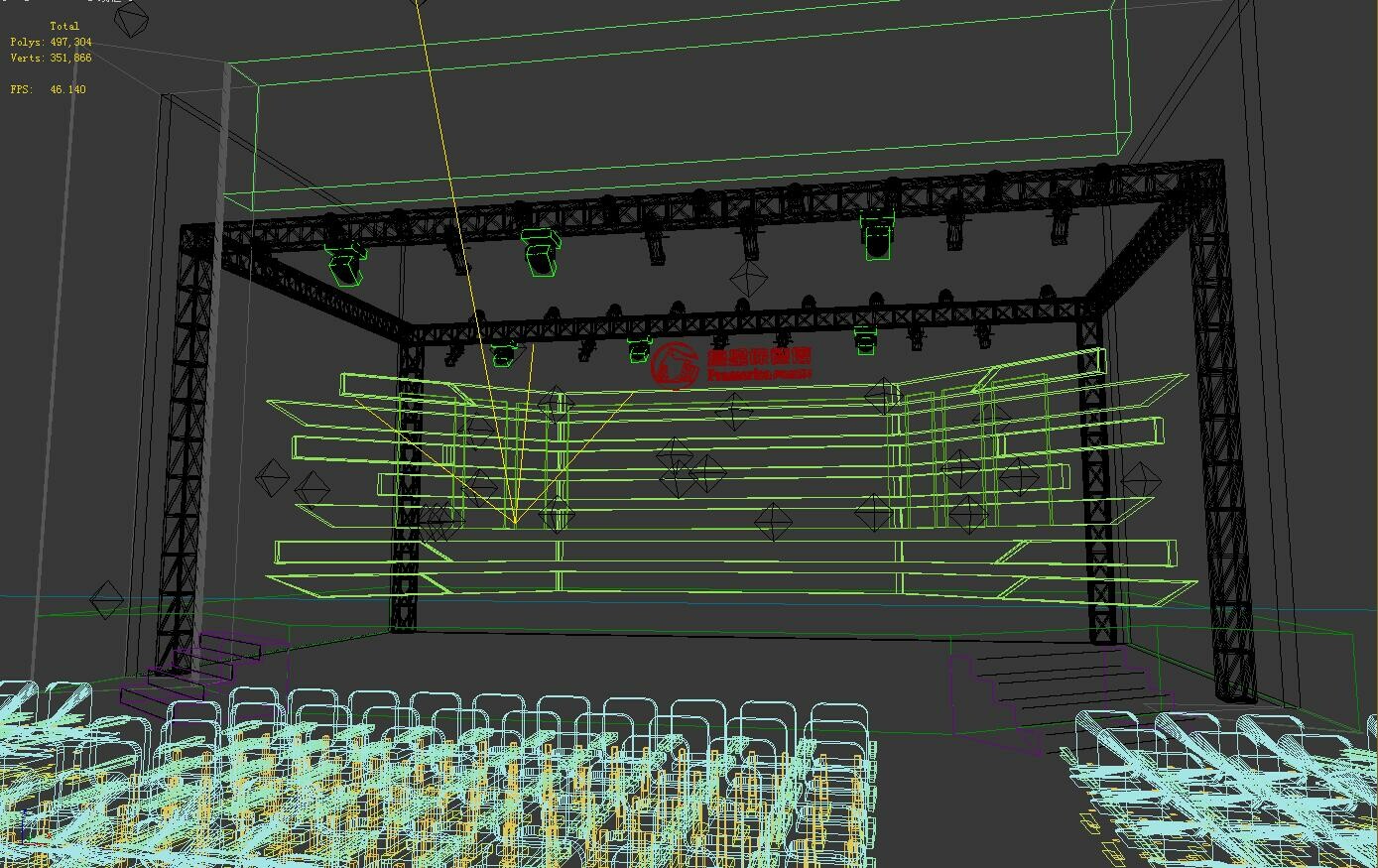ArtStation - Stage party concert fashion catwalk T station 160 | Resources